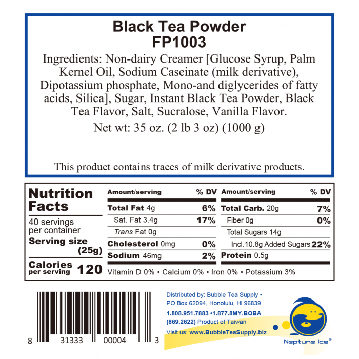 milk tea information