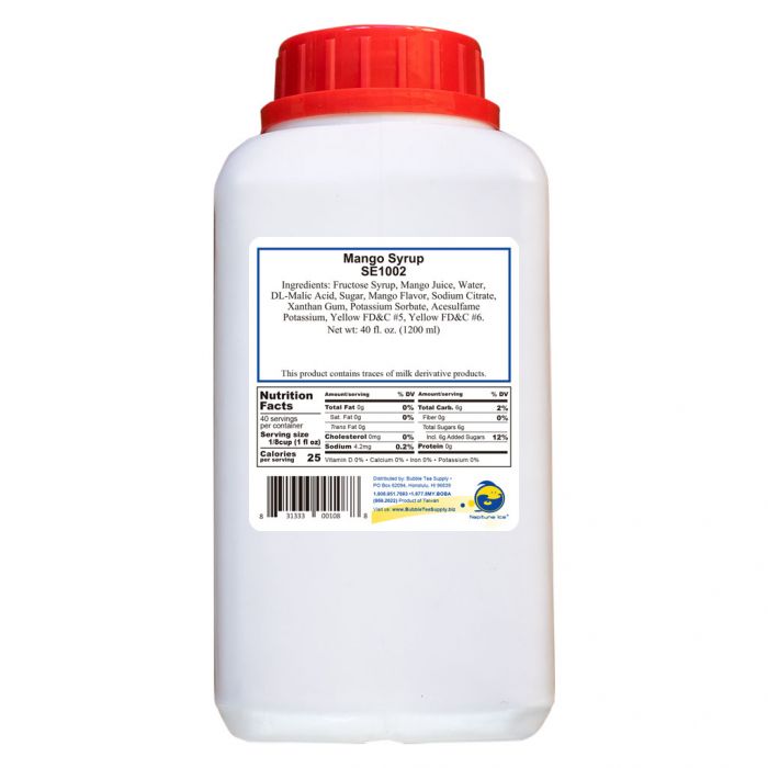 mango bubble tea syrup